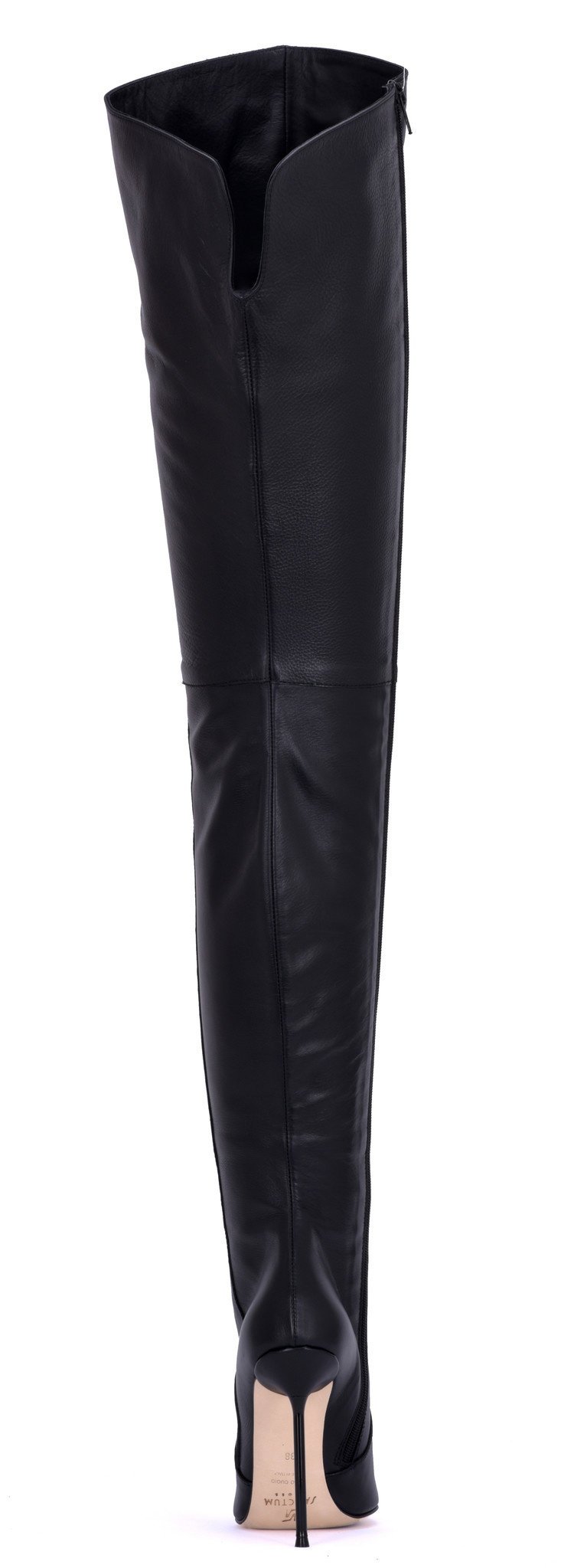 CUSTOM - MAYDAY EXTREME POINTY KNEE BOOTS - Italian High Heels by ...