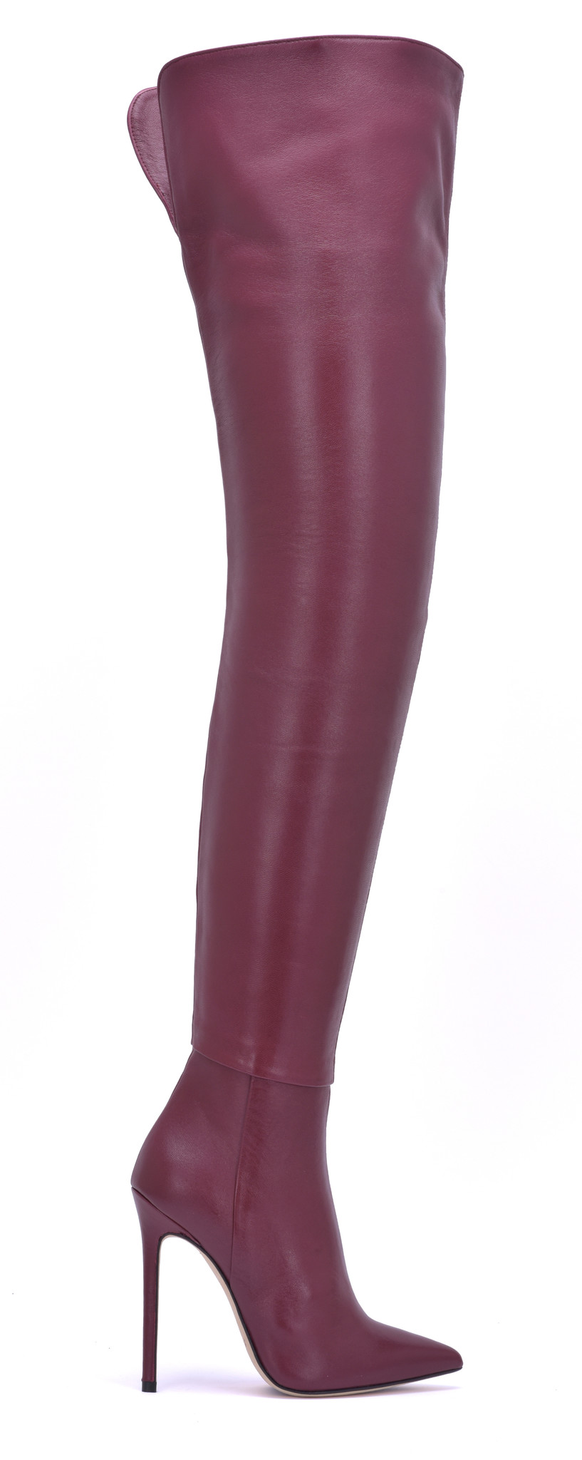 Custom Vesta colour Bordeaux red (Bordo Nappa) - Italian High Heels by ...