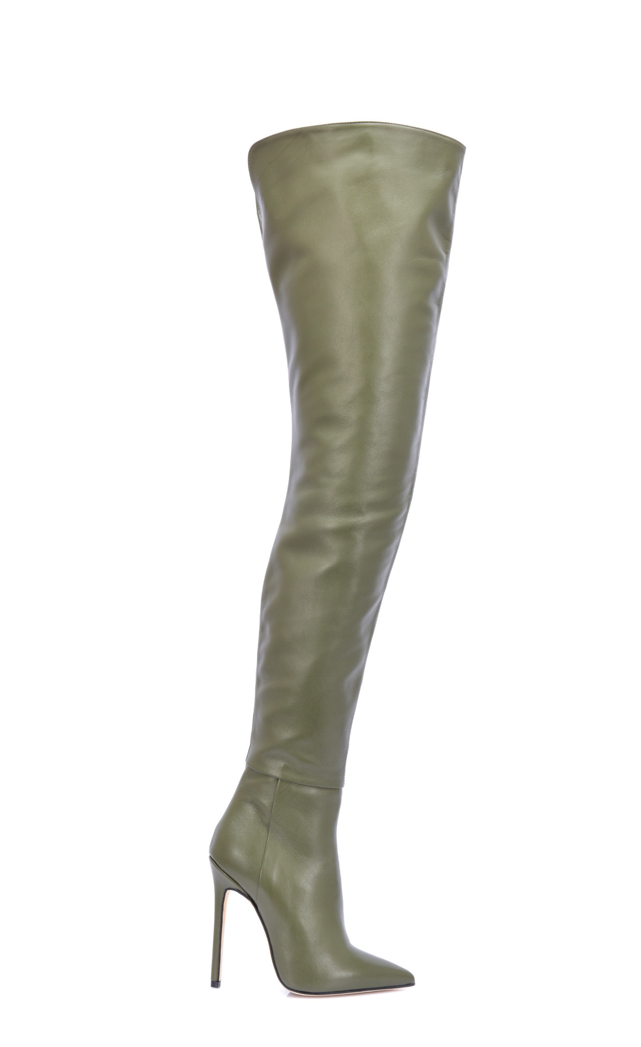 Custom Vesta colour green Nappa (Verde) - Italian High Heels by Sanctum ...