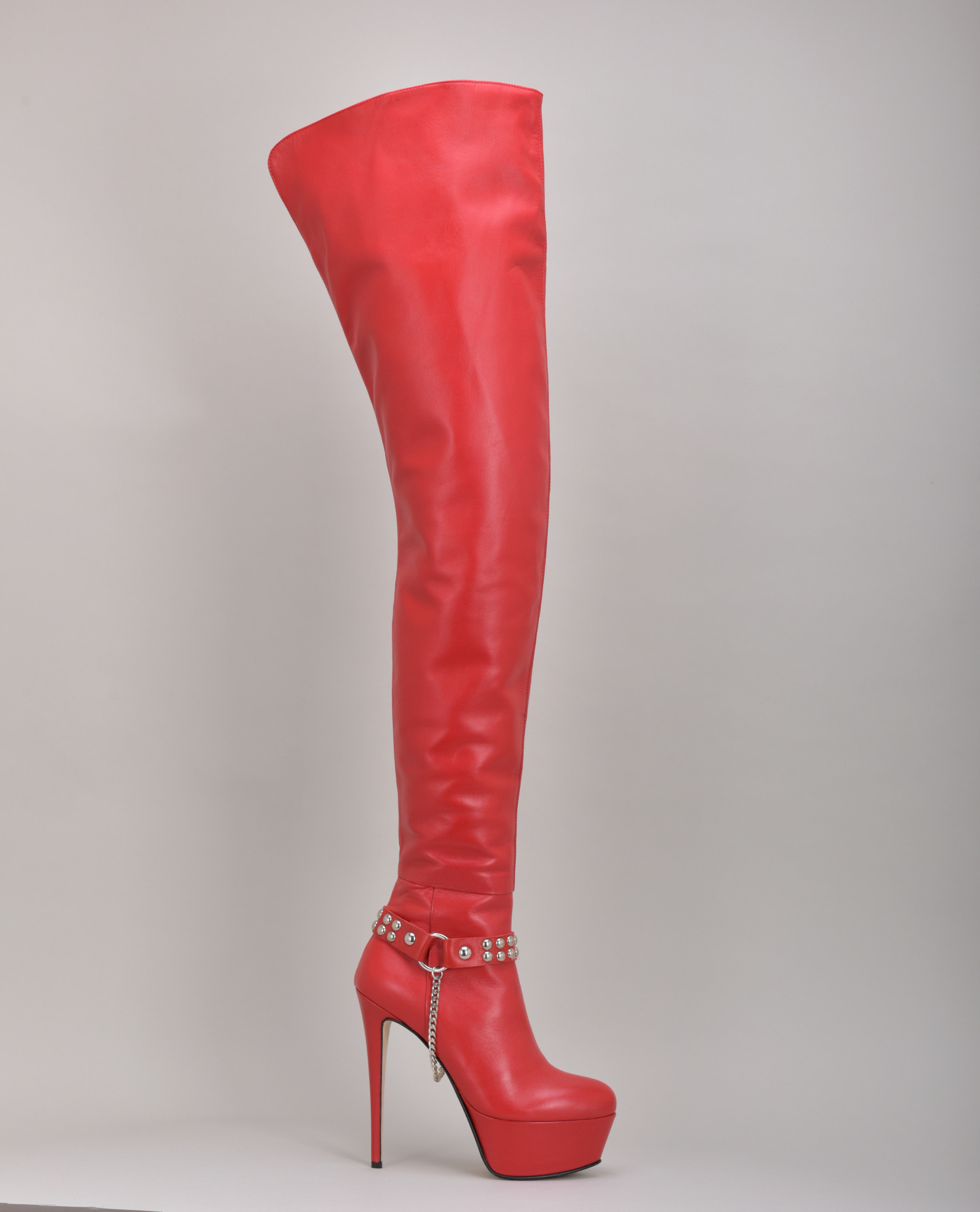 Custom Isis colour red Nappa (Rosso) - Italian High Heels by Sanctum Shoes