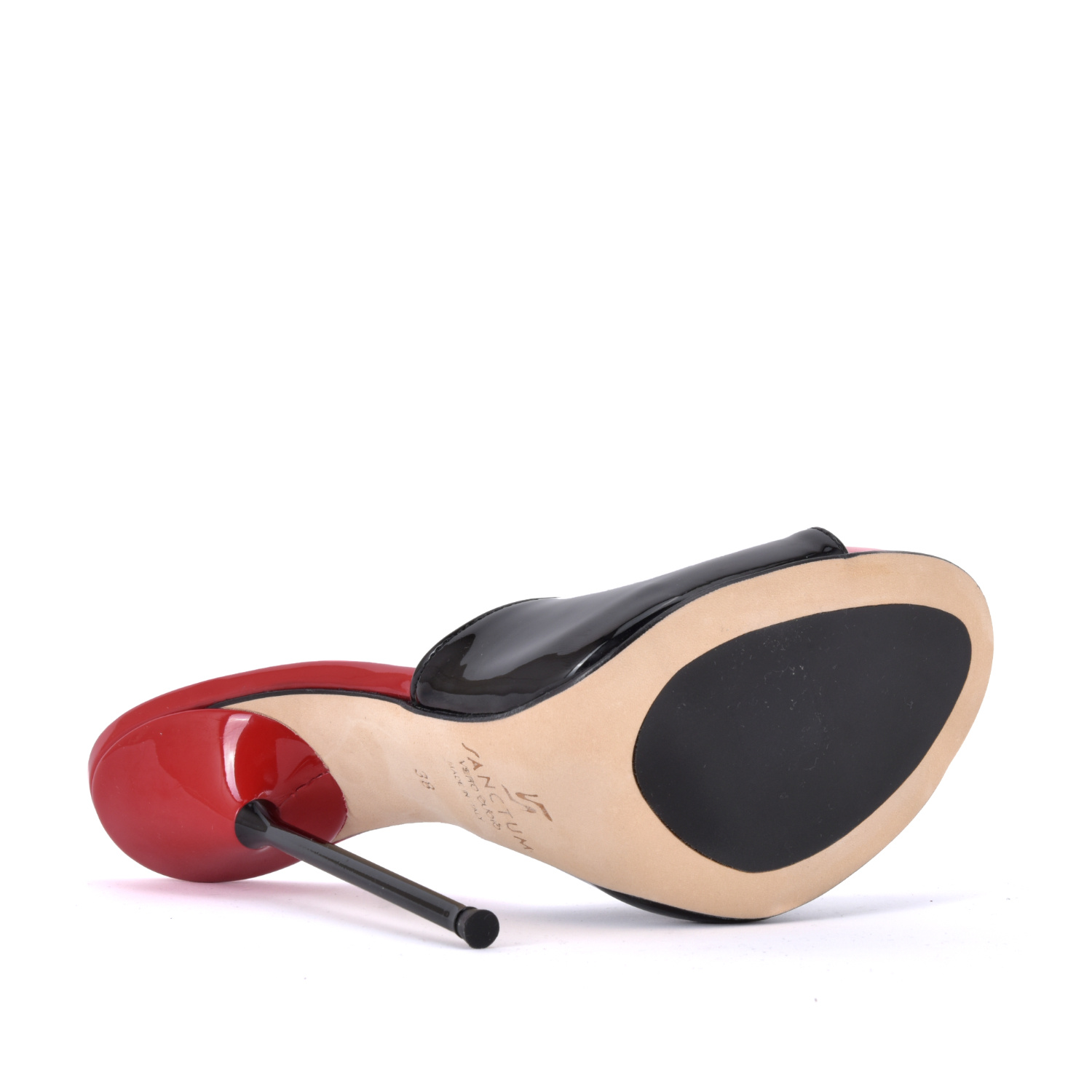 Extreme high Italian mules MAIA with metal needle heels - Italian High ...