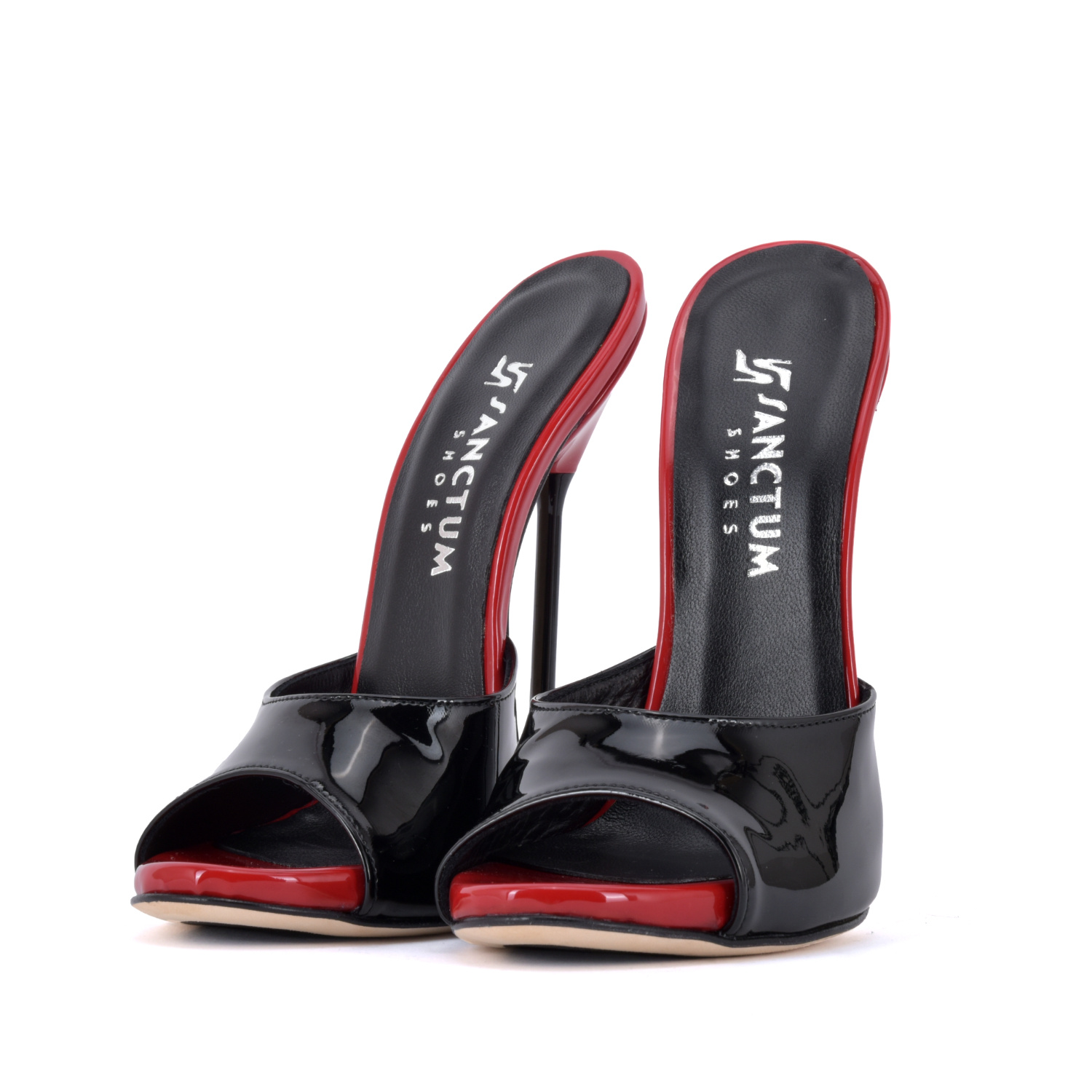 Extreme high Italian mules MAIA with metal needle heels - Italian High ...