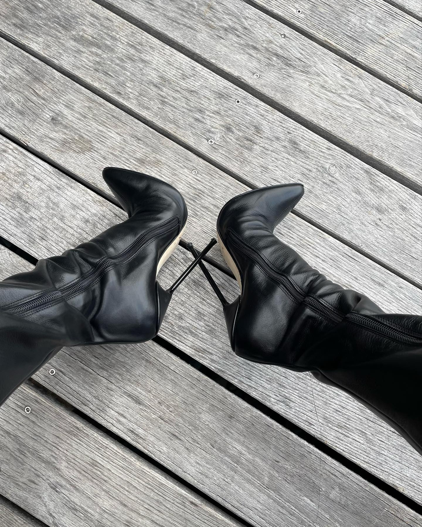 Gabriela in the Venus knee boots - Italian High Heels by Sanctum Shoes