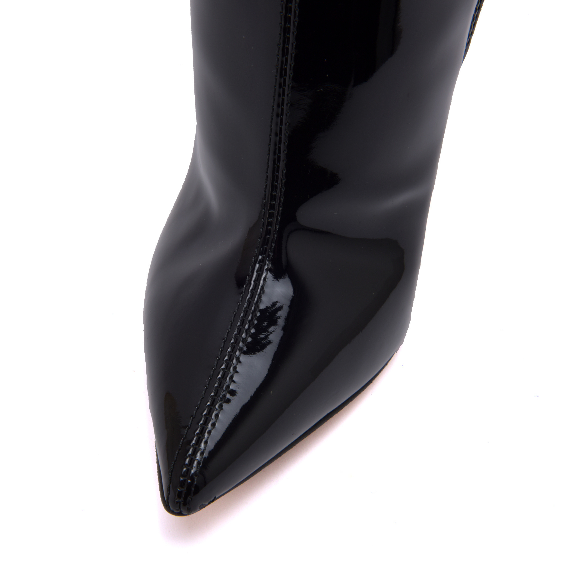 CUSTOM MADE - GAIA CROTCH BOOTS PATENT LEATHER - Italian High Heels by ...