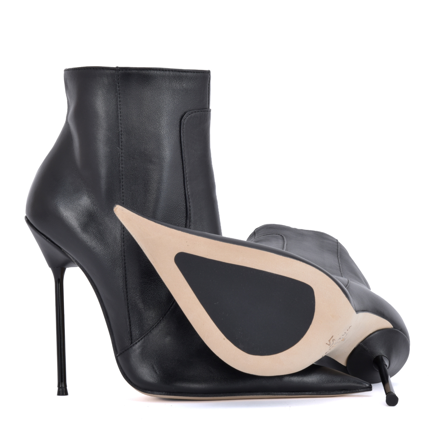 Custom made high Italian ankle boots ATHENA with metal heels - Italian ...