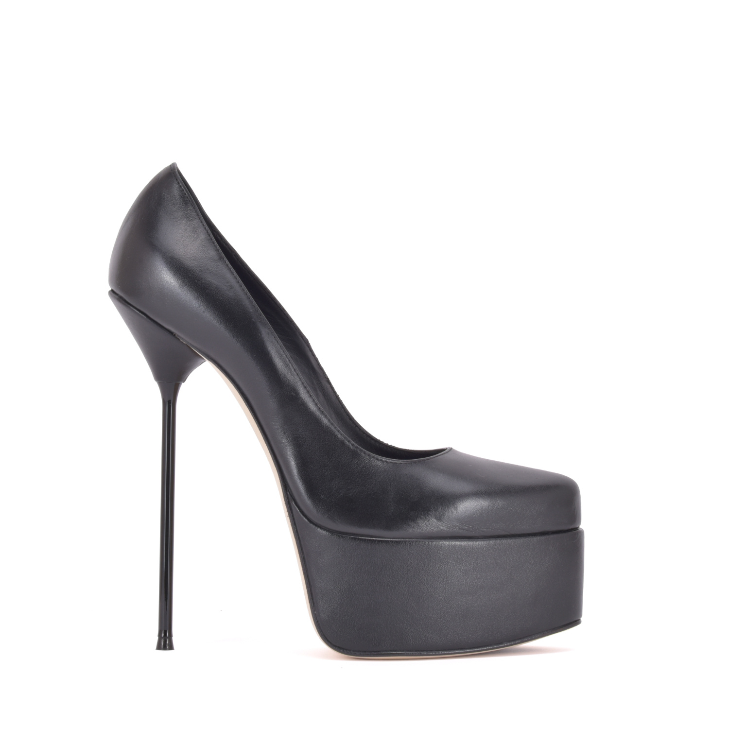 Custom made ALEXANDRA BLACK MATTE PLATFORM PUMPS - Italian High Heels ...