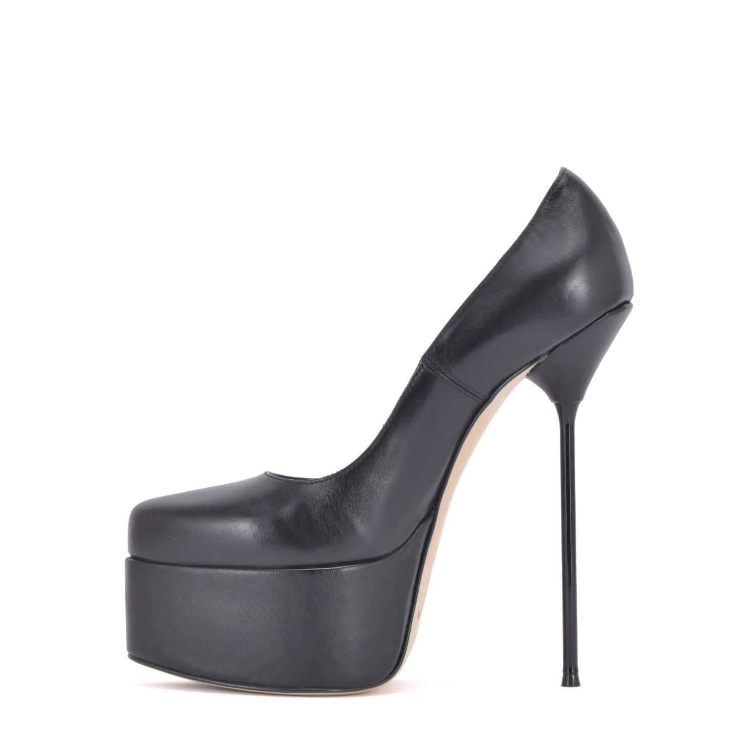 Custom made ALEXANDRA BLACK MATTE PLATFORM PUMPS - Italian High Heels ...