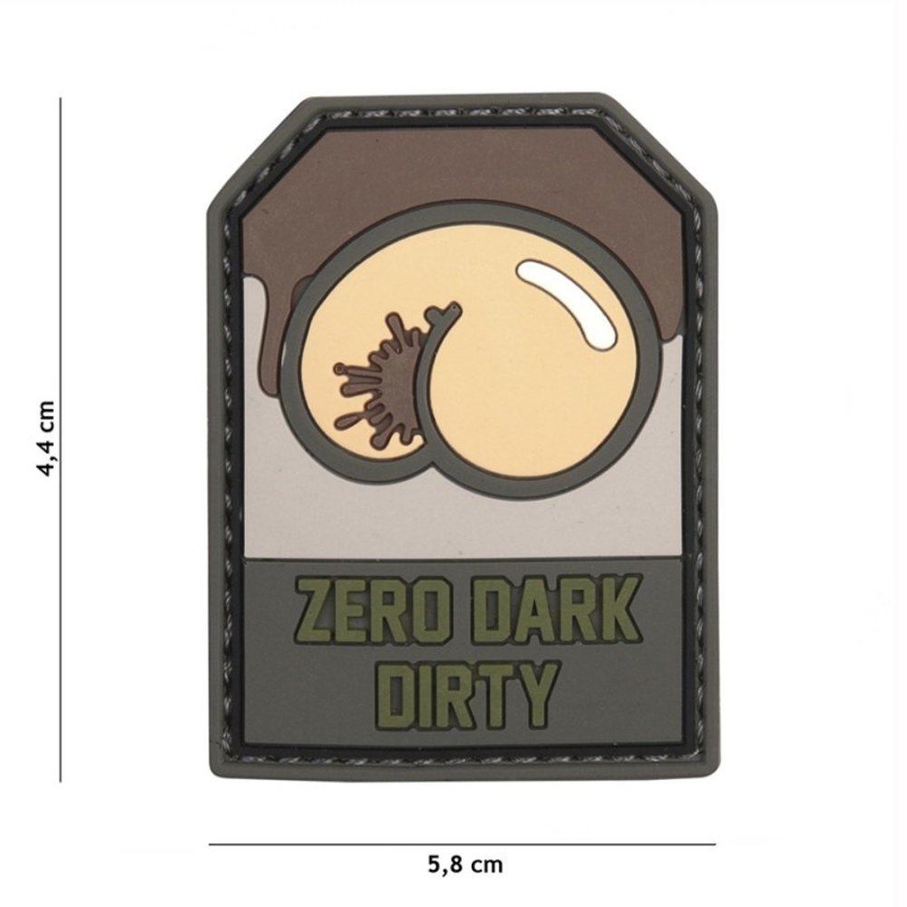 Zero Dark Dirty PVC Patch Olive - GearPoint