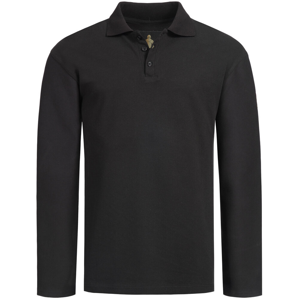 Brunnirok Arm Cut Protection LS Polo Ausburg Black - GearPoint