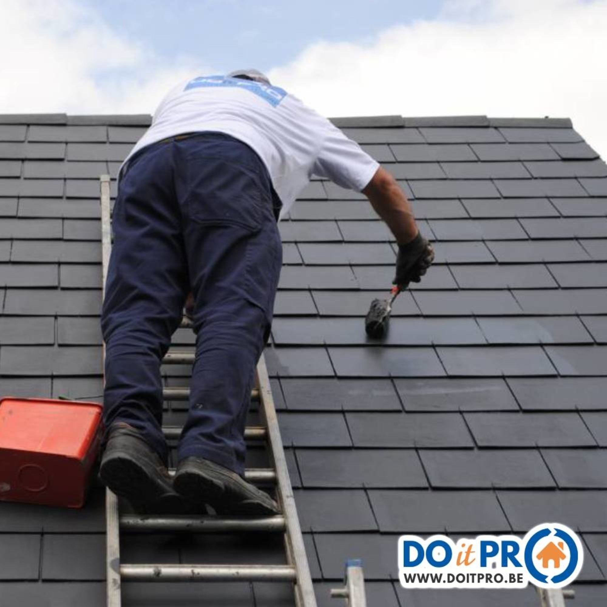 Dakcoating met ROOFCOAT NANO | dakverf voor uw dakrenovatie - doitpro.com