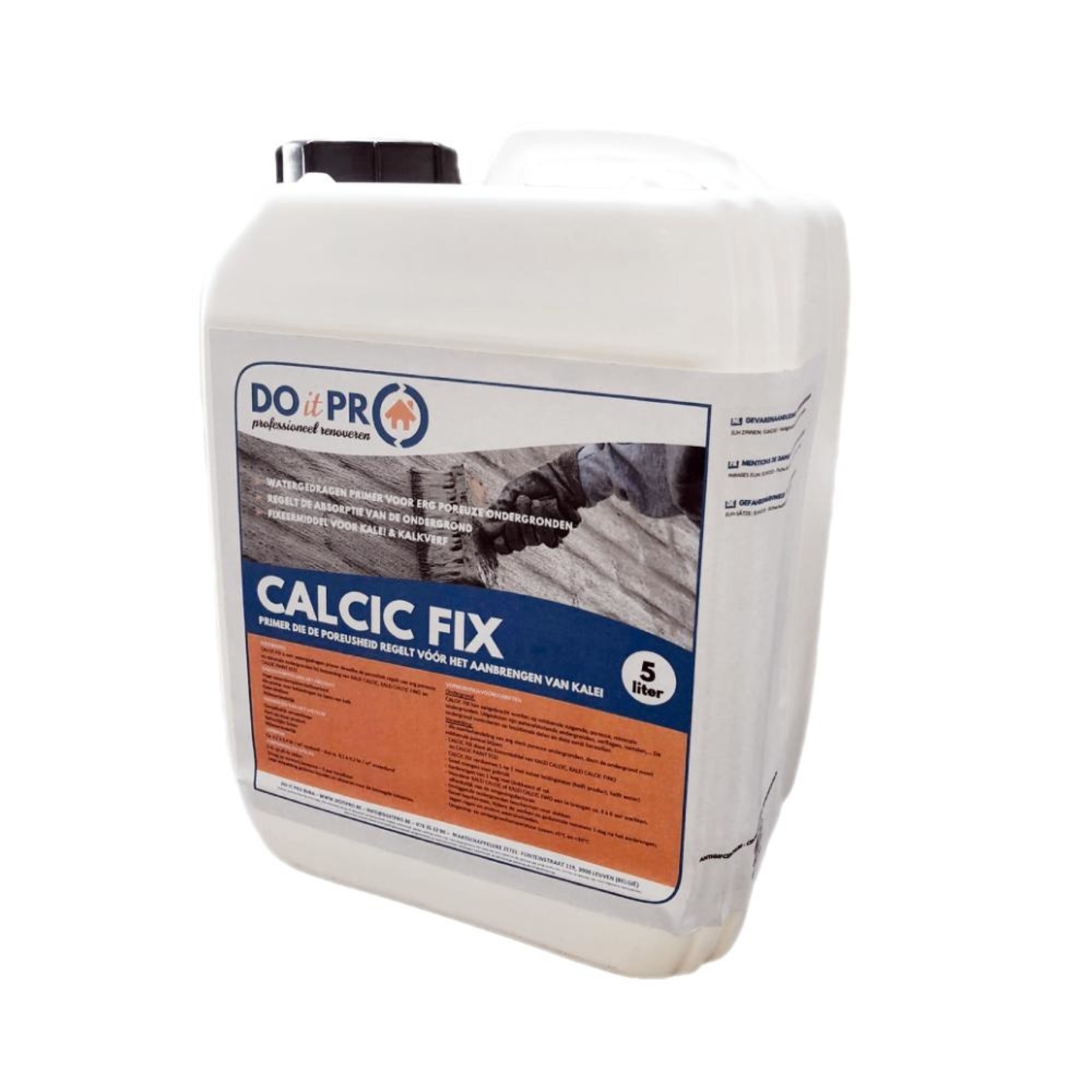 Kaleien voorbereid met CALCIC FIX | Gevelrenovatie | doitpro.be ...