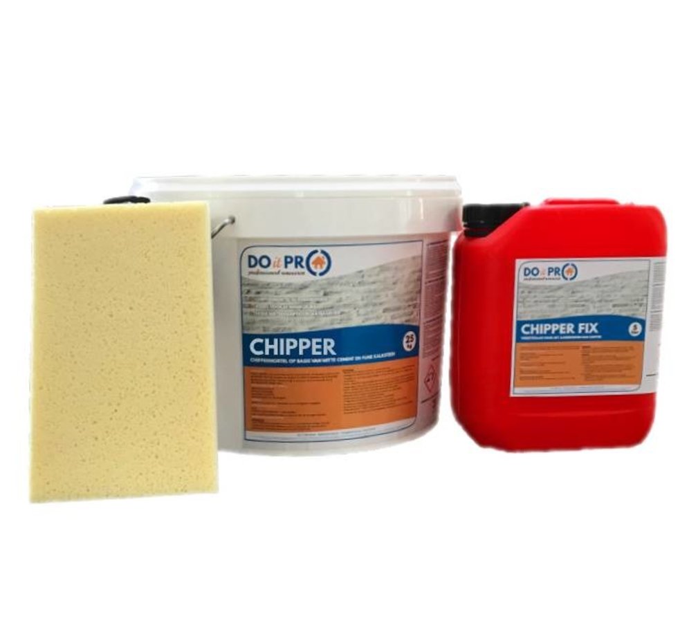 Papvoegen, bureren of chipperen met CHIPPERMORTEL | Gevelrenovatie ...