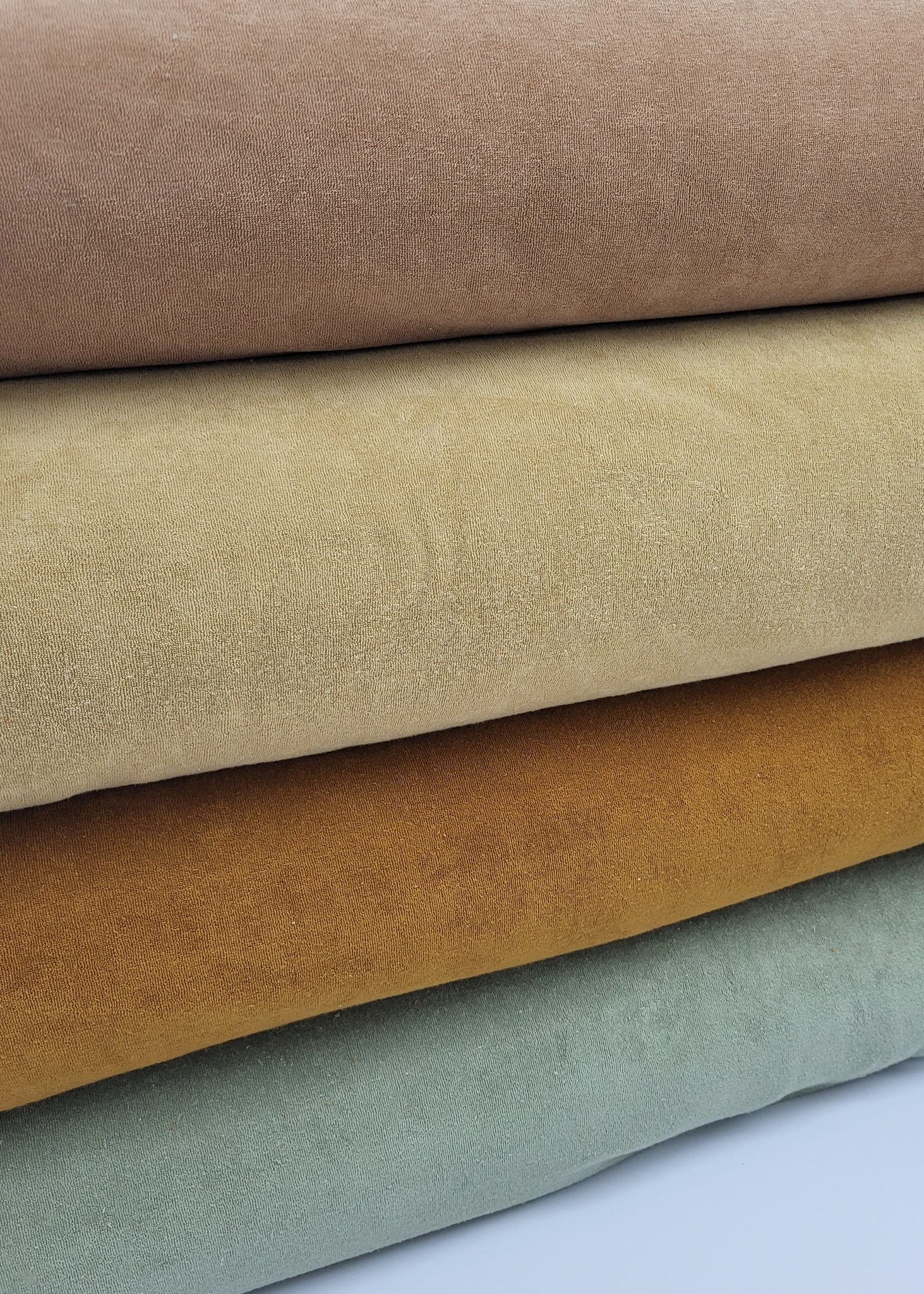 camel sponge / stretch terry cloth - Madeline De Stoffenmadam