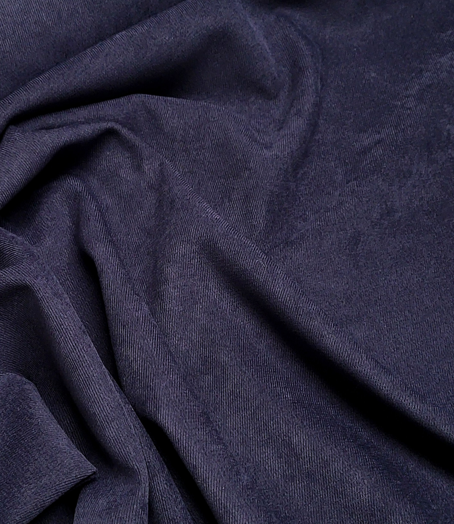 navy blue - beautiful velvet with twill binding - Madeline De Stoffenmadam