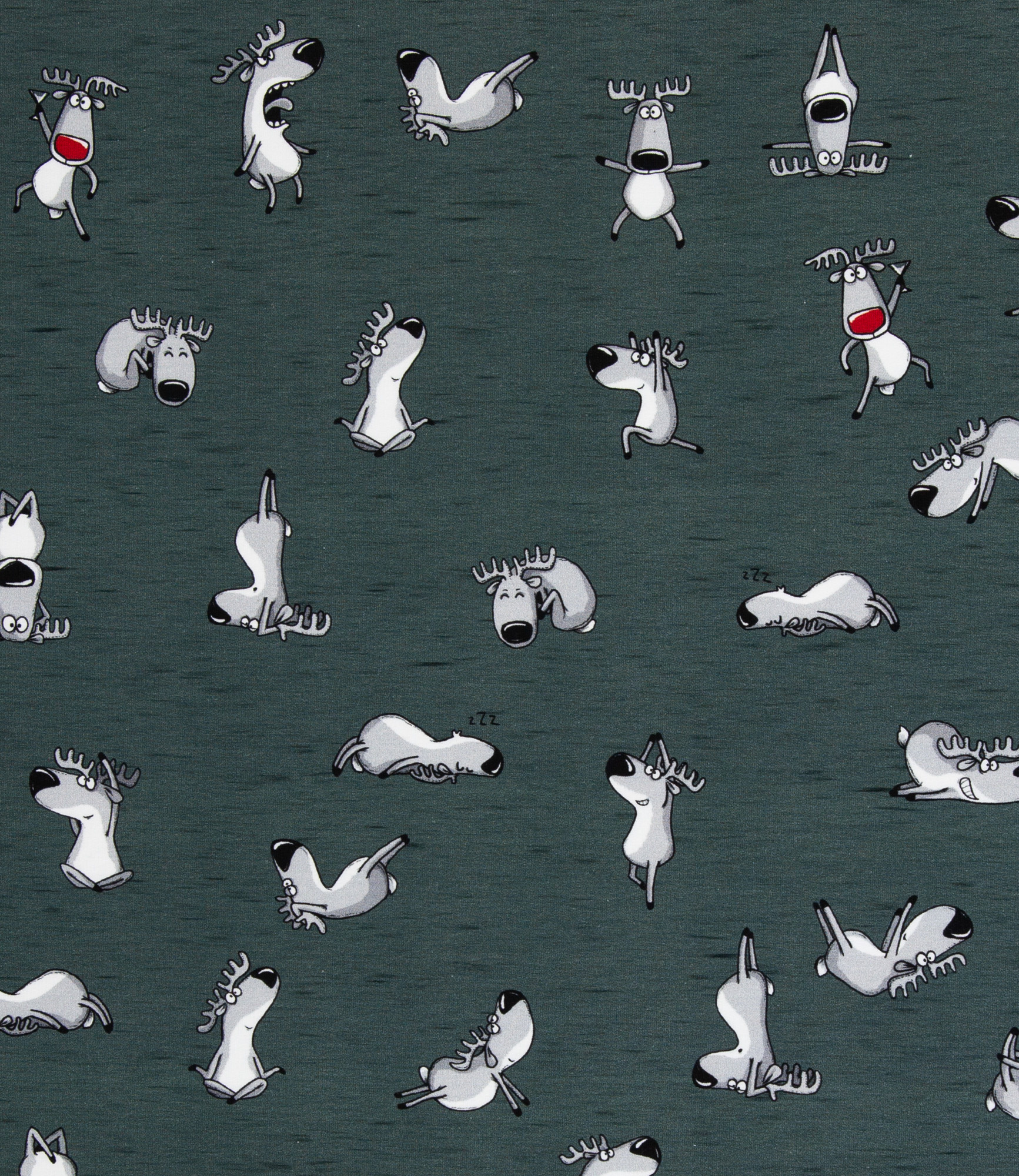 Winter moments with Rudolph - grijs - French terry - Madeline de ...