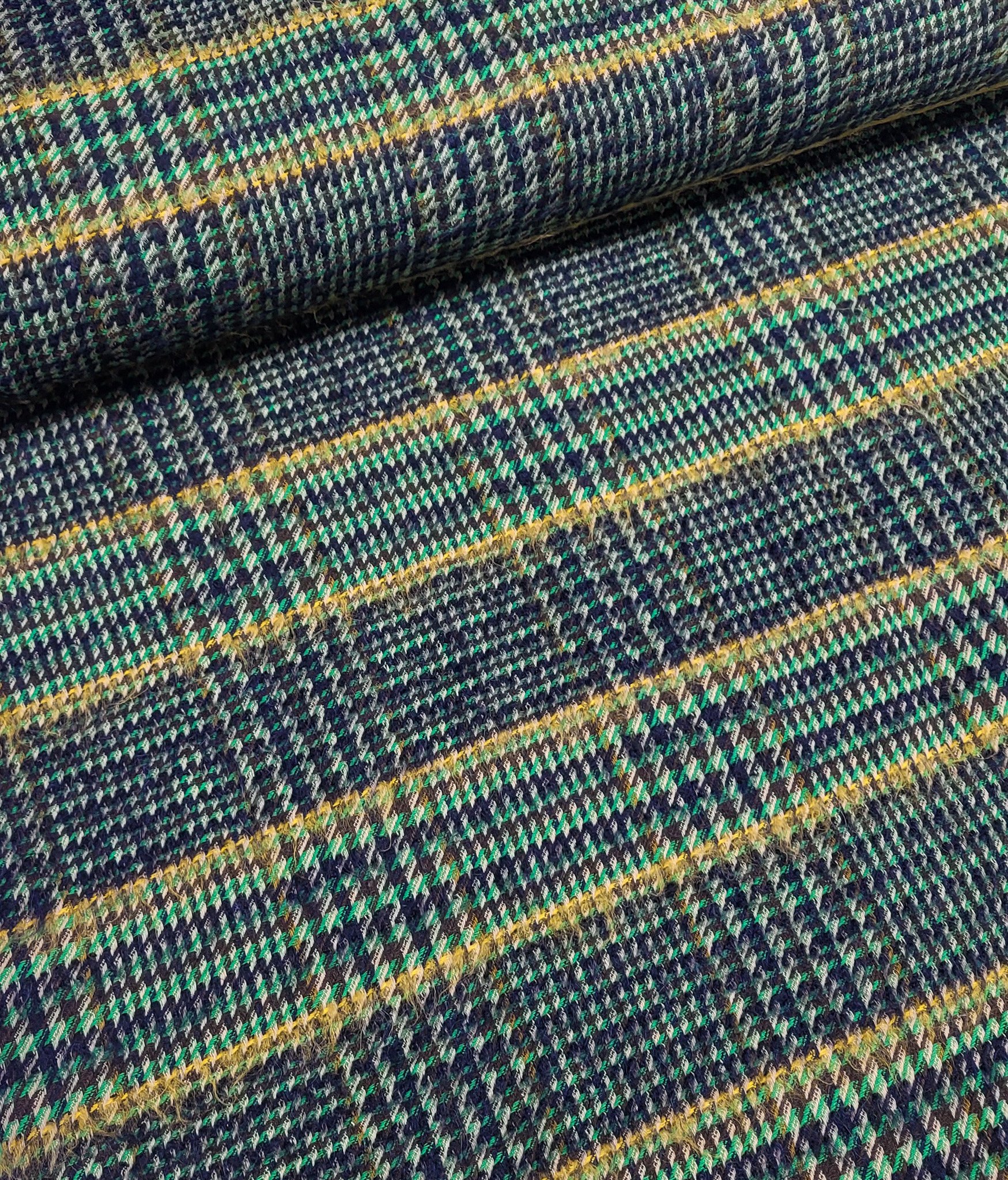 Green houndstooth tweed. Super soft and straight from Italy! - Madeline ...