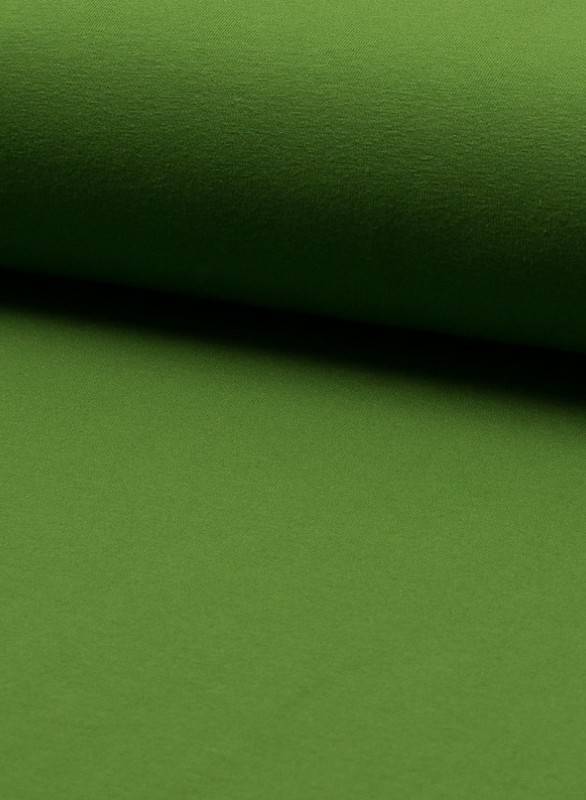 grasgroen - effen tricot - Madeline de stoffenmadam