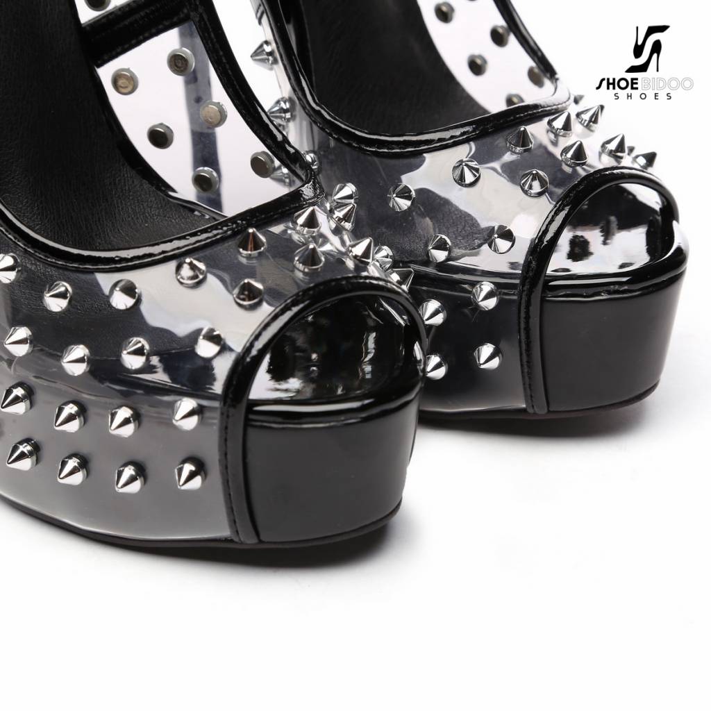 Transparant Giaro "Galana" platforms 16cm heel fetish pumps - Shoebidoo ...