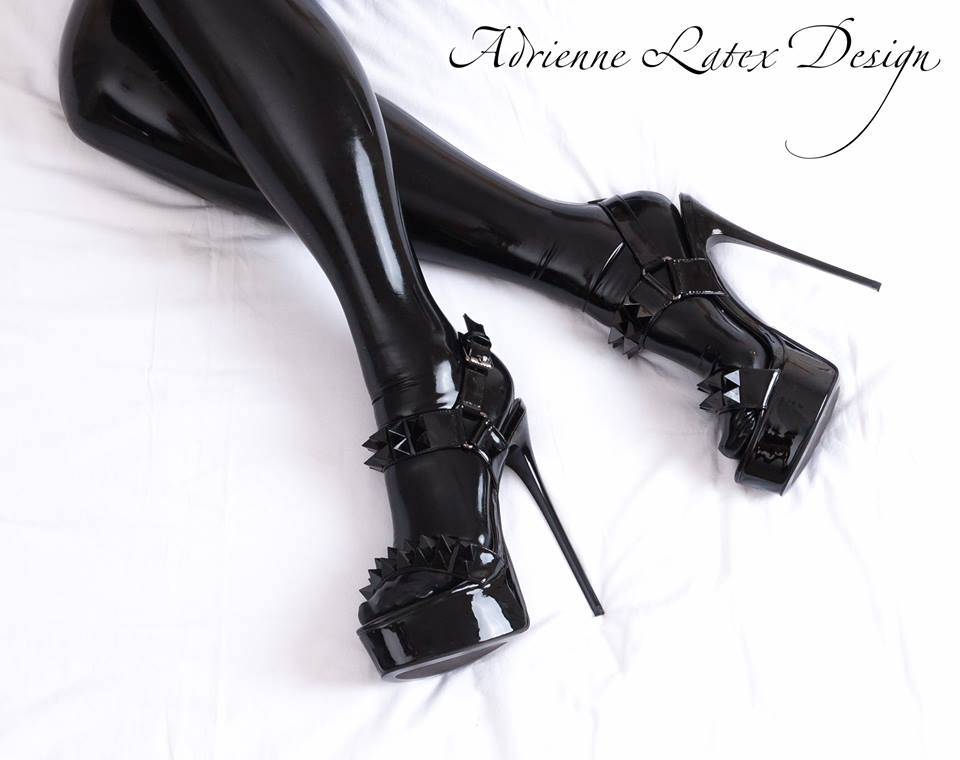 Adrienne von Bezvoditzky in Giaro studded sandals - Shoebidoo Shoes ...