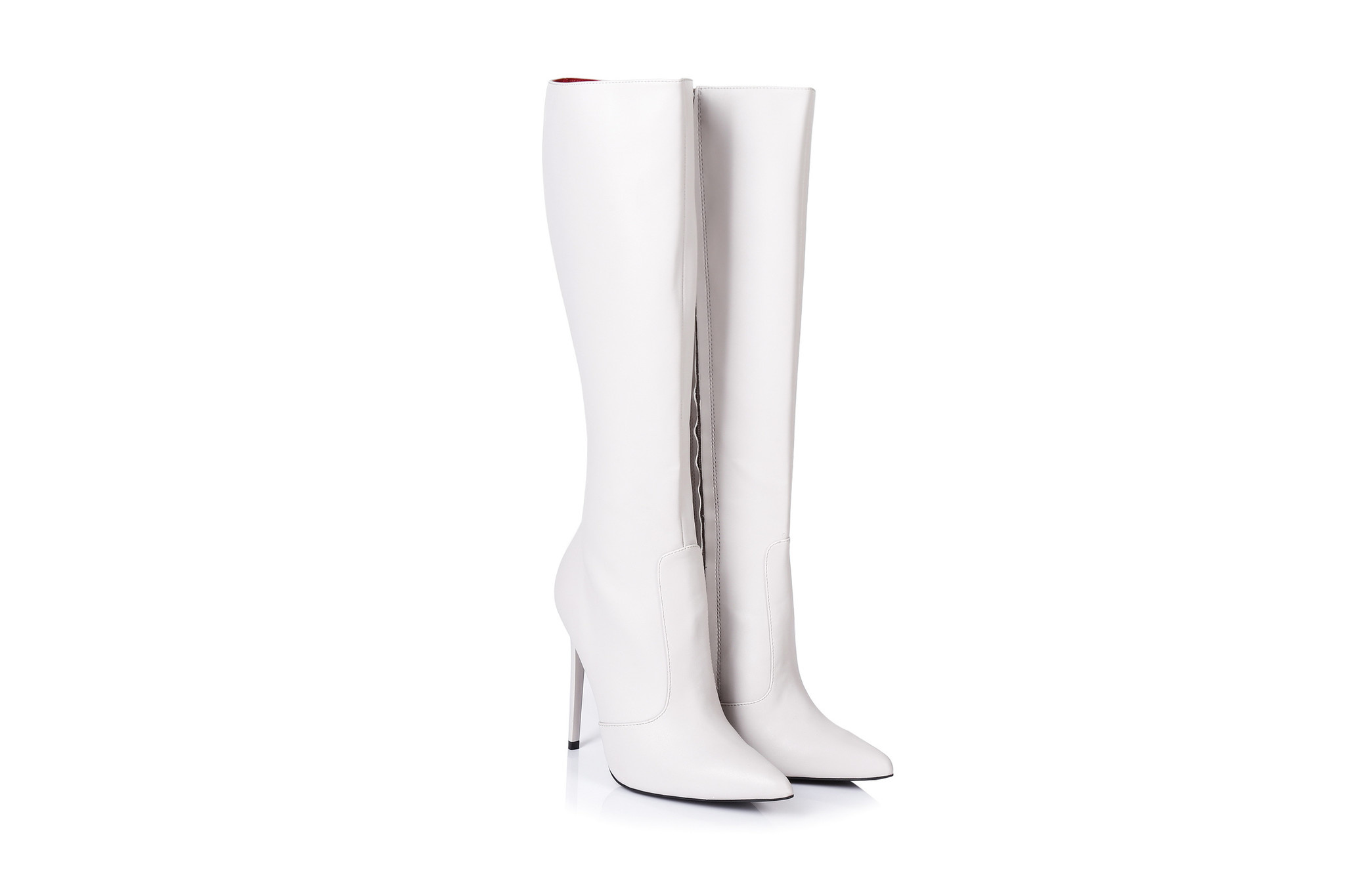 Giaro ZIRA LIGHT GREY KNEE BOOTS Bootilicious style - Shoebidoo Shoes ...
