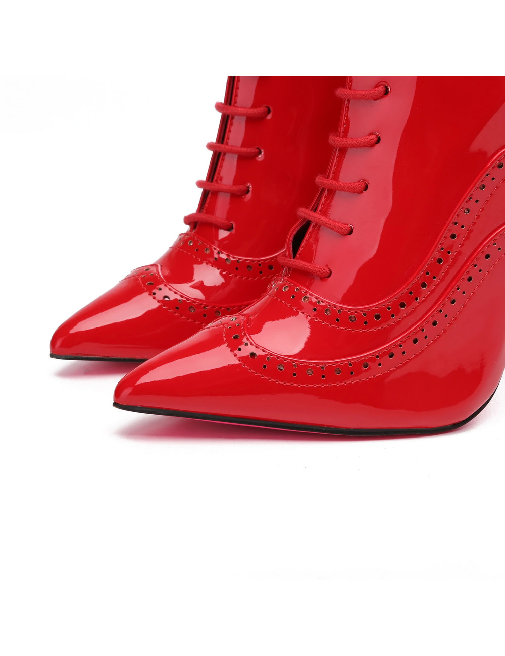Giaro MILANA RED SHINY RIDING BOOTS - Shoebidoo Shoes | Giaro high heels