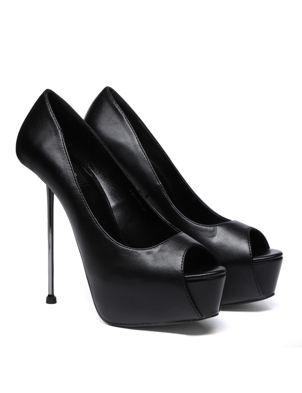 BELIZA BLACK MATTE - Shoebidoo Shoes | Giaro high heels
