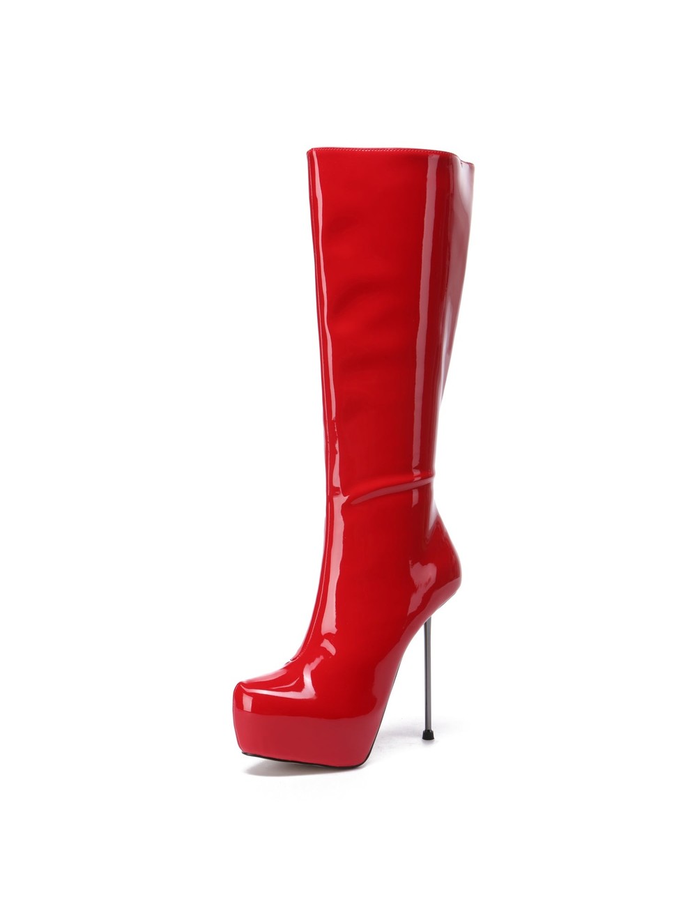 BEVERLY RED SHINY - Shoebidoo Shoes | Giaro high heels