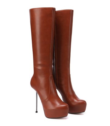 BEVERLY BROWN MATTE - Shoebidoo Shoes | Giaro high heels