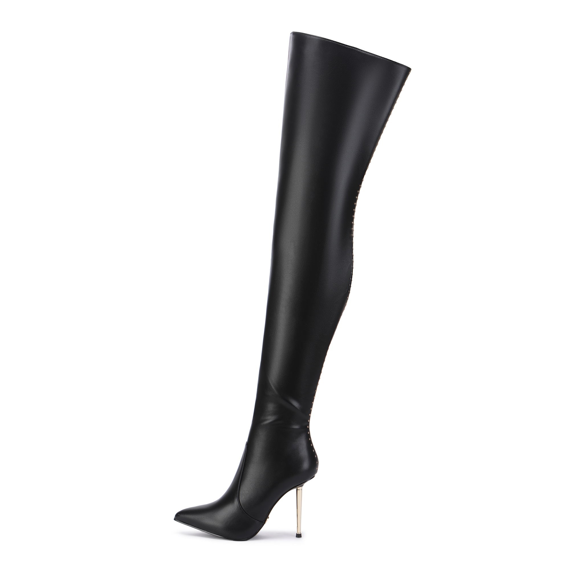 Giaro LADONNA BLACK MATTE KNEE BOOTS - Shoebidoo Shoes | Giaro high heels