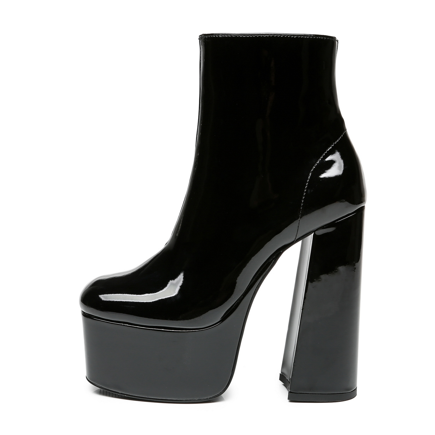 Schwarze Antonia Plateaustiefeletten 16cm ELLIE TAILOR von Giaro ...