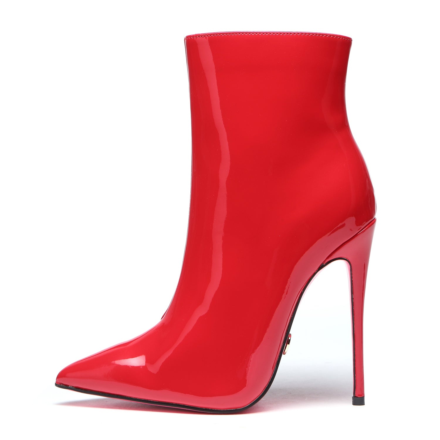Giaro TALIA RED SHINY ANKLE BOOTS - Shoebidoo Shoes | Giaro high heels