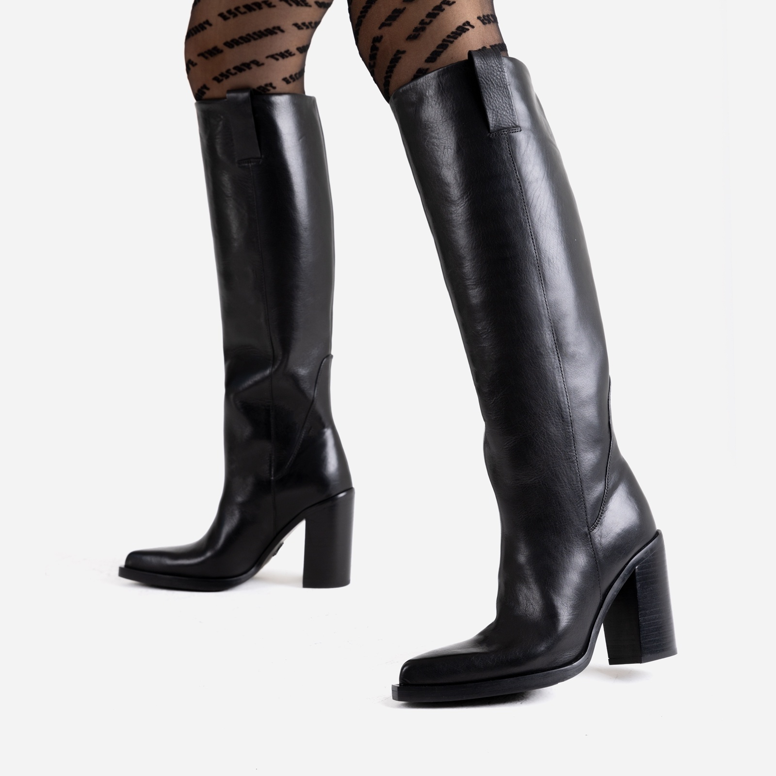 Robuste Lederstiefel von BRONX - Shoebidoo Shoes | Giaro high heels