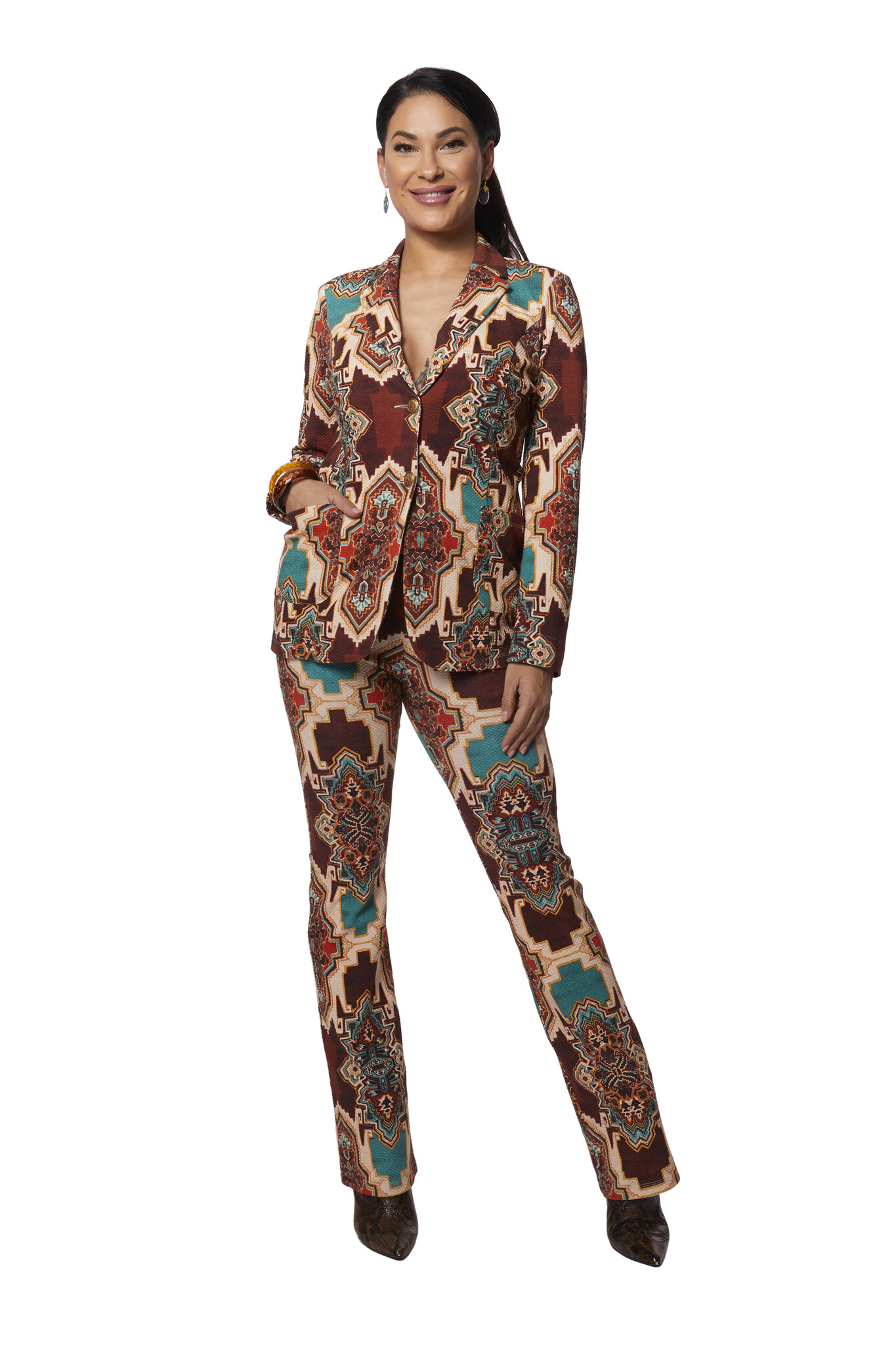 Eva Azteca Broek | Dames Broek Kopen | Tessa Koops Designer - Tessa Koops