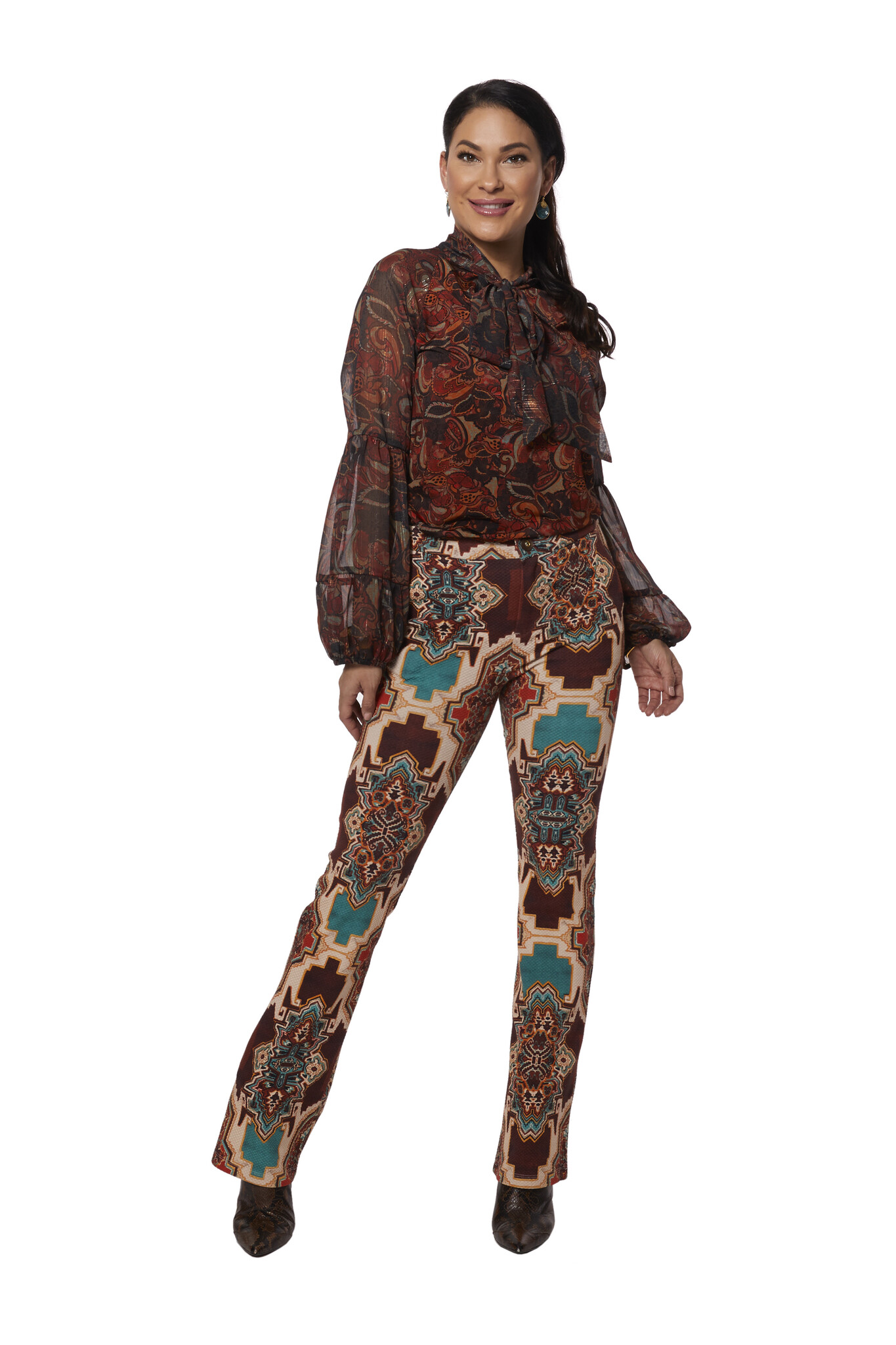 Eva Azteca Broek | Dames Broek Kopen | Tessa Koops Designer - Tessa Koops
