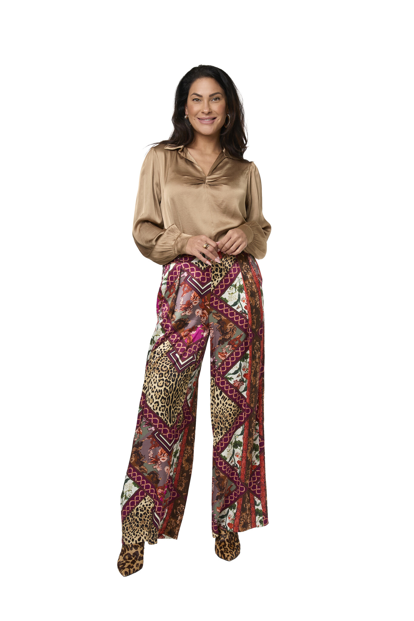 Maya Satin Gold Top | Damen Top kaufen | Tessa Koops Modedesignerin ...