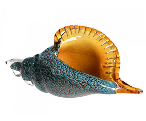 Glassculptuur 'Grote Schelp' - de Toverkamer