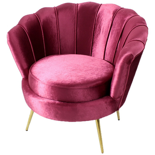 Armchair Water Lily Raspberry - de Toverkamer