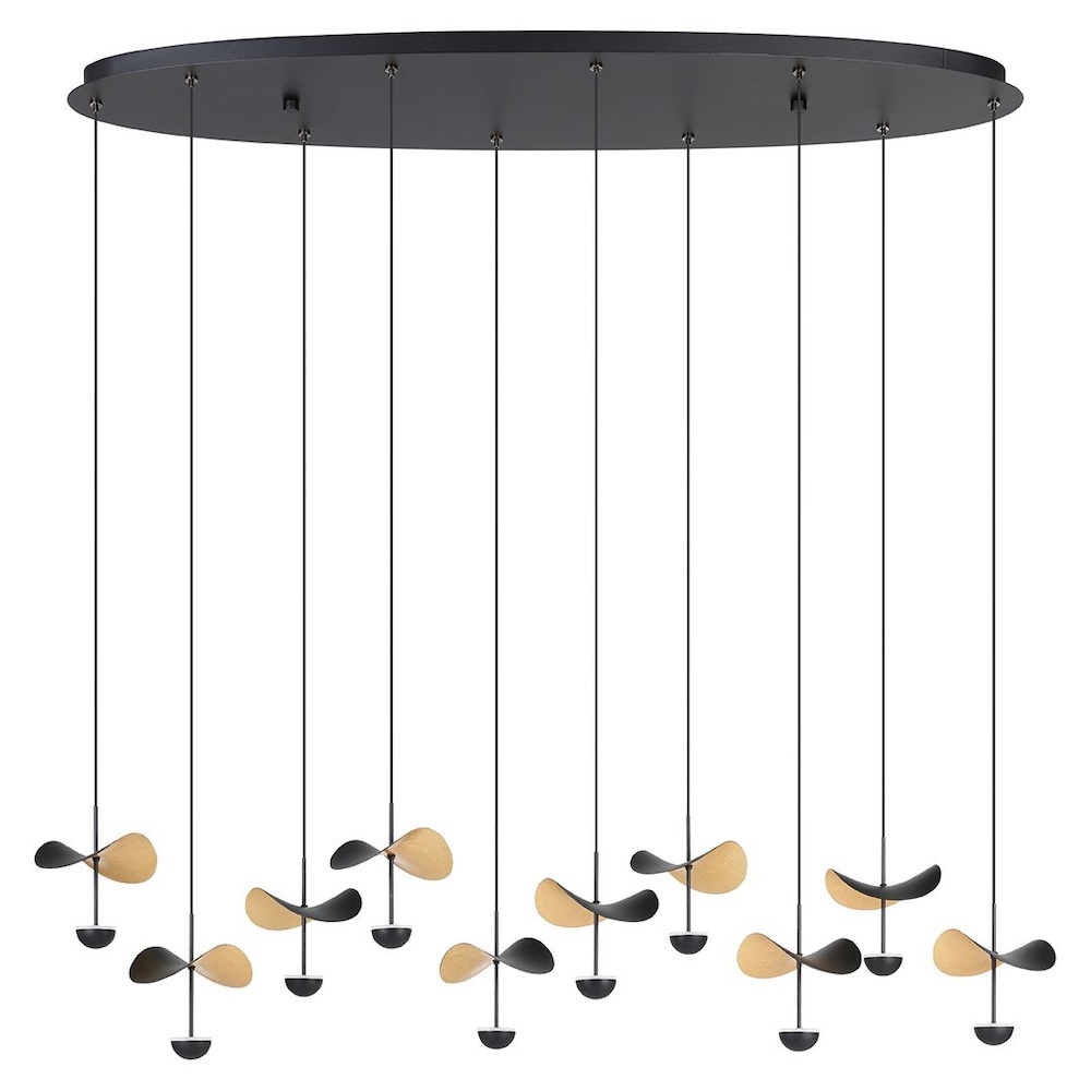 Hanglamp Wings of Light Zwart Goud - de Toverkamer