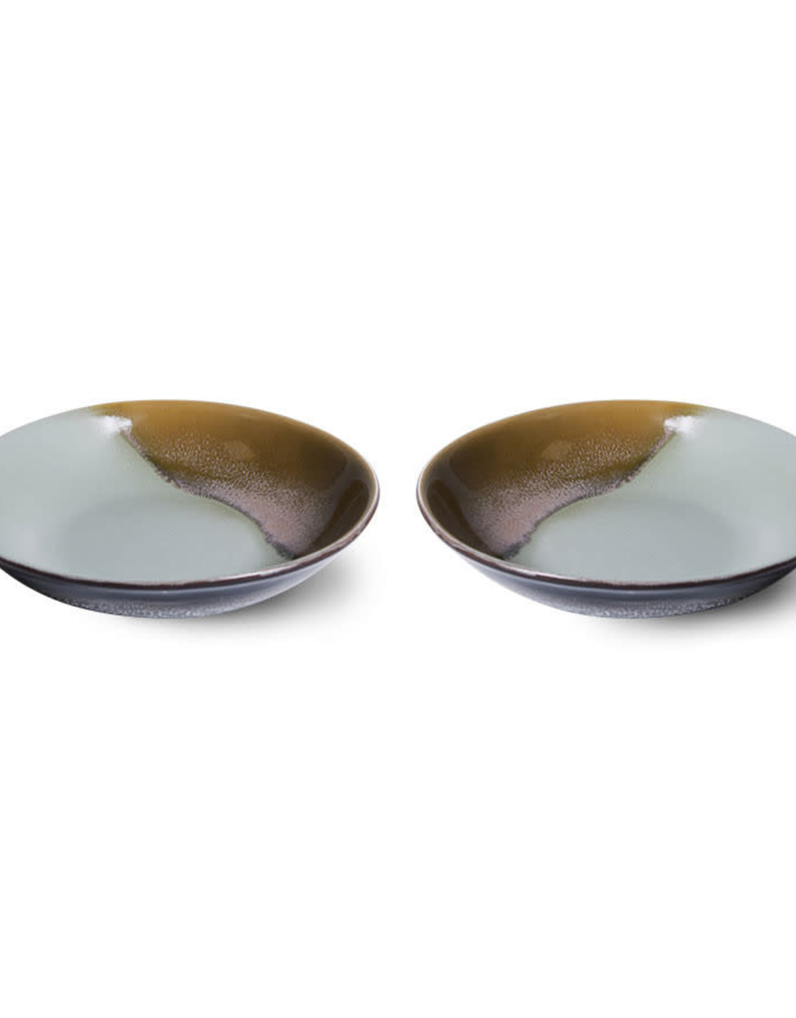 70s ceramics: Curry Bowls (set of 2)-upside down - Mini Butik