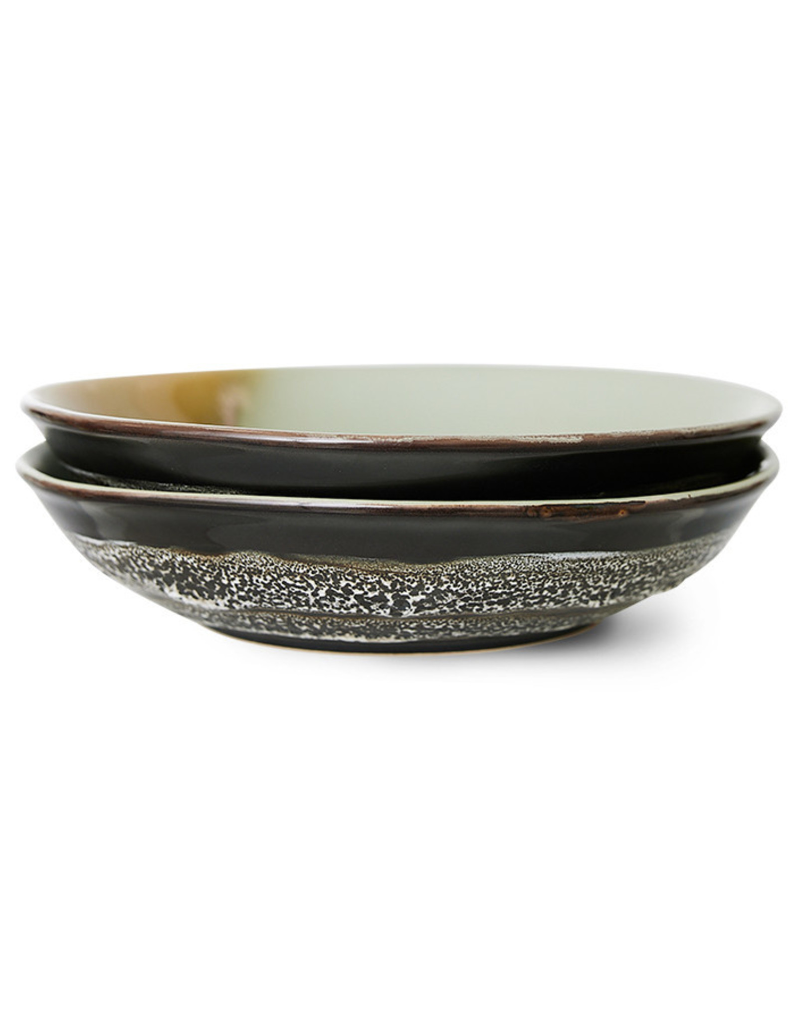 70s ceramics: Curry Bowls (set of 2)-upside down - Mini Butik