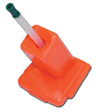 Needle capper / collection container for needle and syringe holder ...