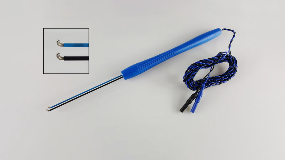 FSM Right Angle Double Hook Stimulator Probe - NEUROWEBSHOP.EU