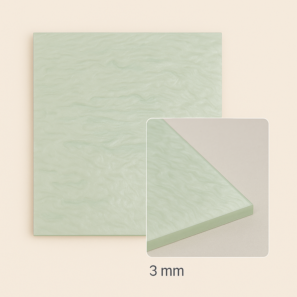 Acrylic - Shiny Marble Mint 300 x 300 - FilRight
