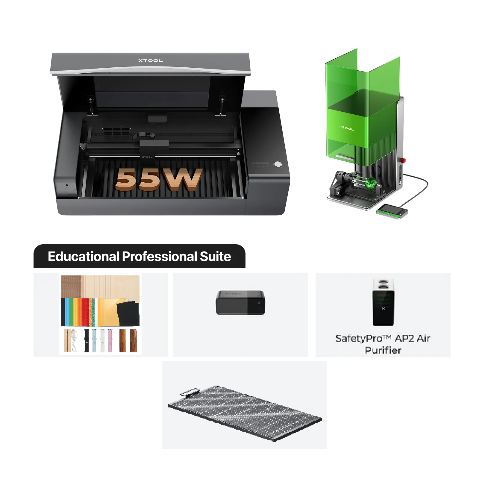 xTool P2S Educational Professional Suite – Advanced School Laser Kit ...