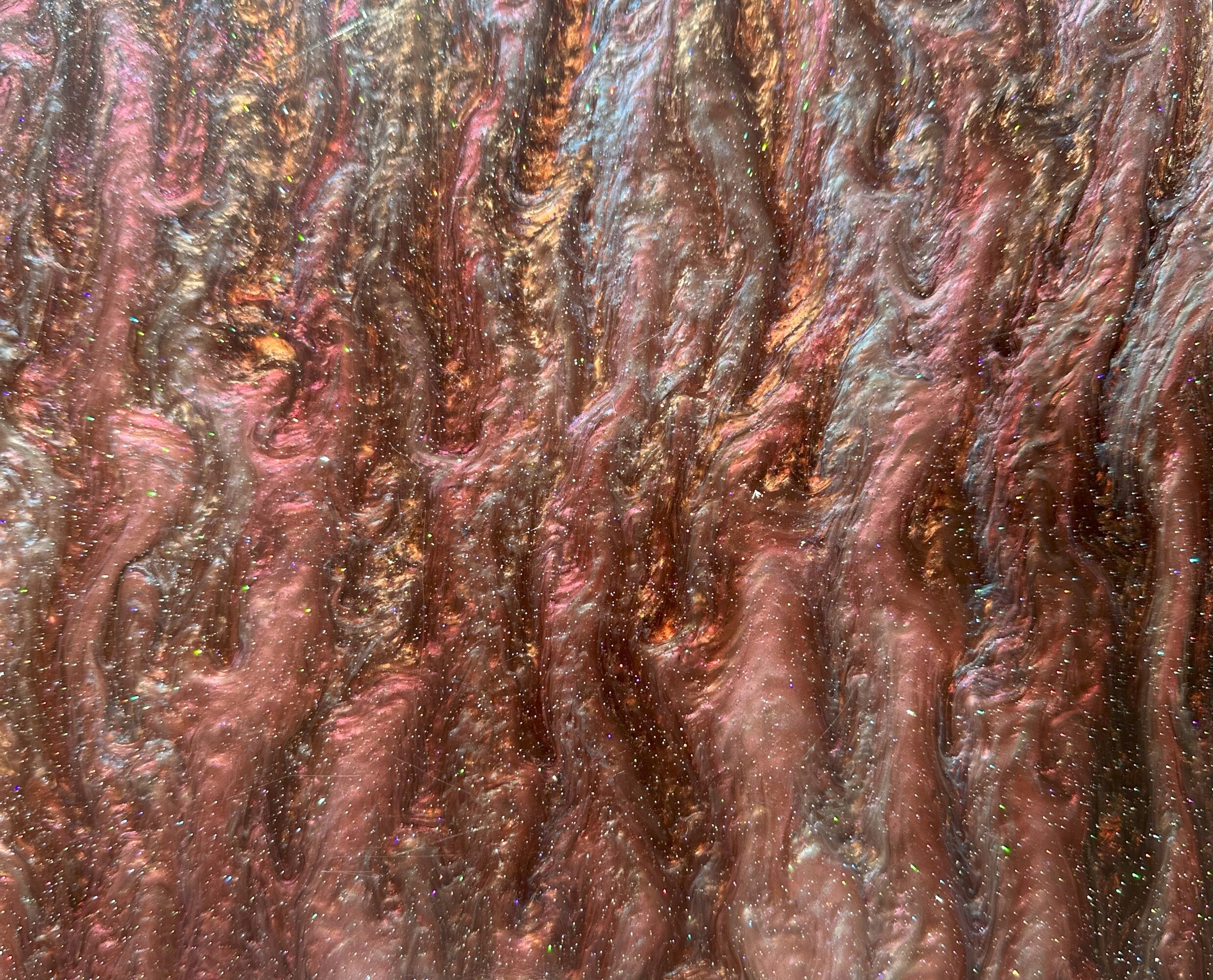 Plexiglas - Marble Glitter Dark Copper 300 x 500 - FilRight