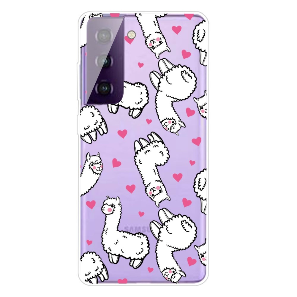 Alpacas TPU Hoesje Samsung Galaxy S21 FE - Telefoonhoesjestore.nl