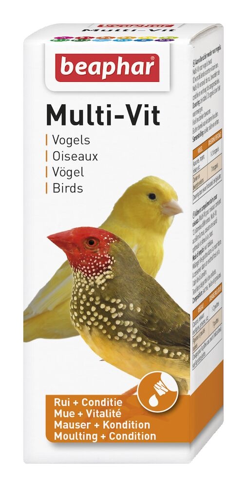 Beaphar Multi-vit Vogel 50 ml - AllesTegenBloedluis.nl