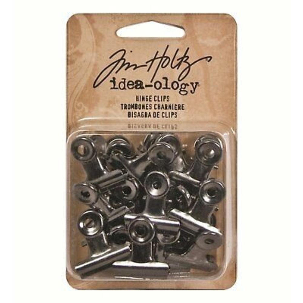Idea-ology Tim Holtz Hinge Clips (15pcs) (TH92692) - Craftlines B.V.