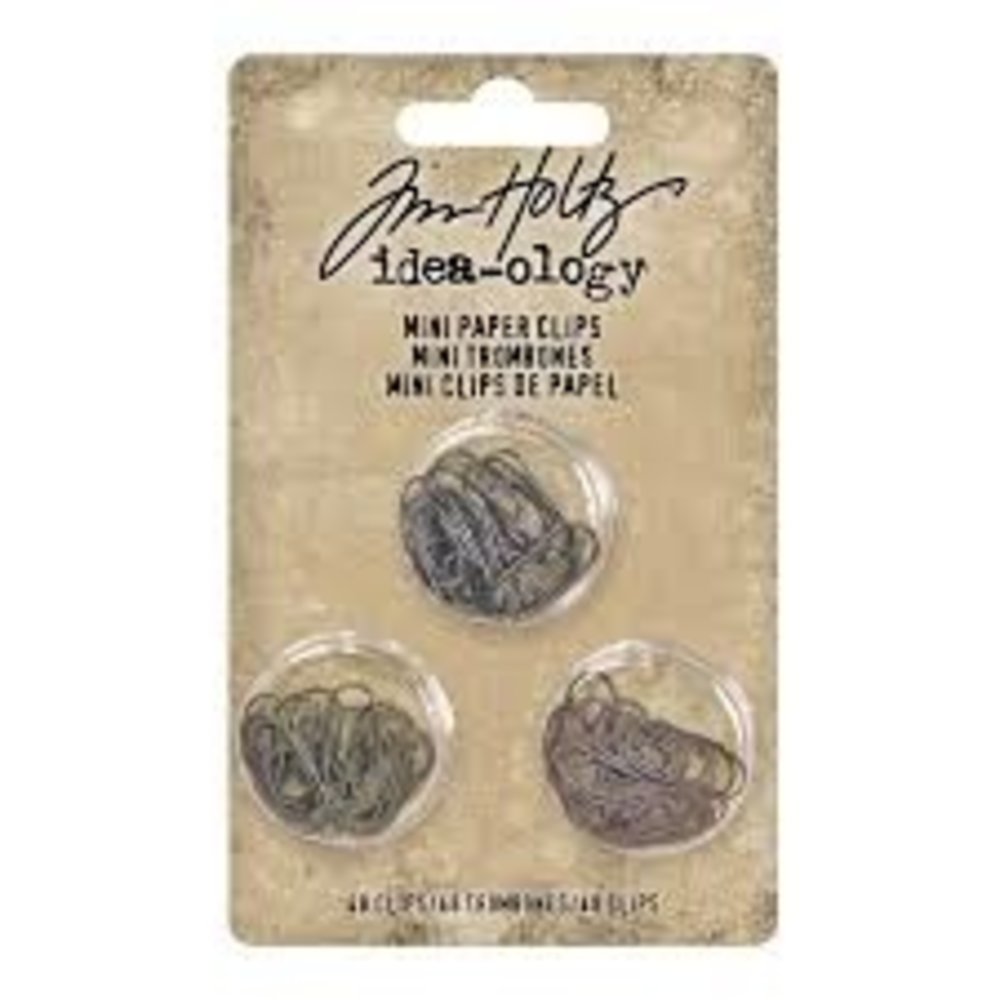 Idea-ology Tim Holtz Mini Paper Clips (48pcs) (TH92791) - Craftlines B.V.