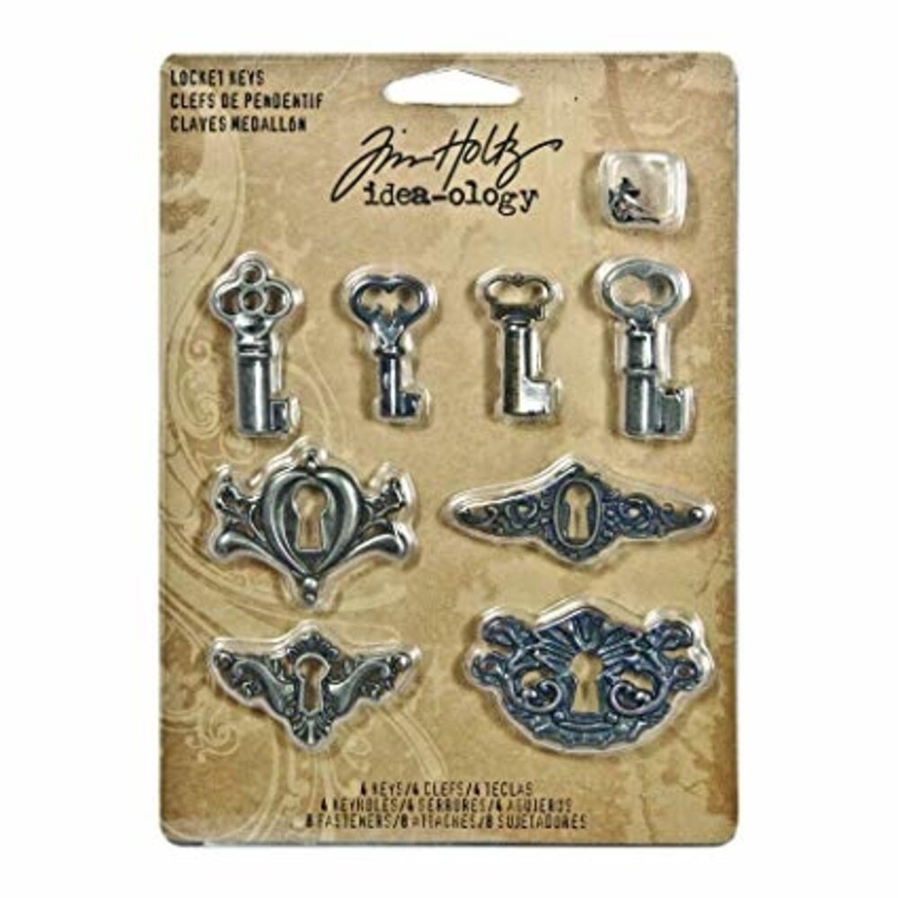 Idea-ology Tim Holtz Locket Keys (TH92822) (DISCONTINUED) - Craftlines B.V.